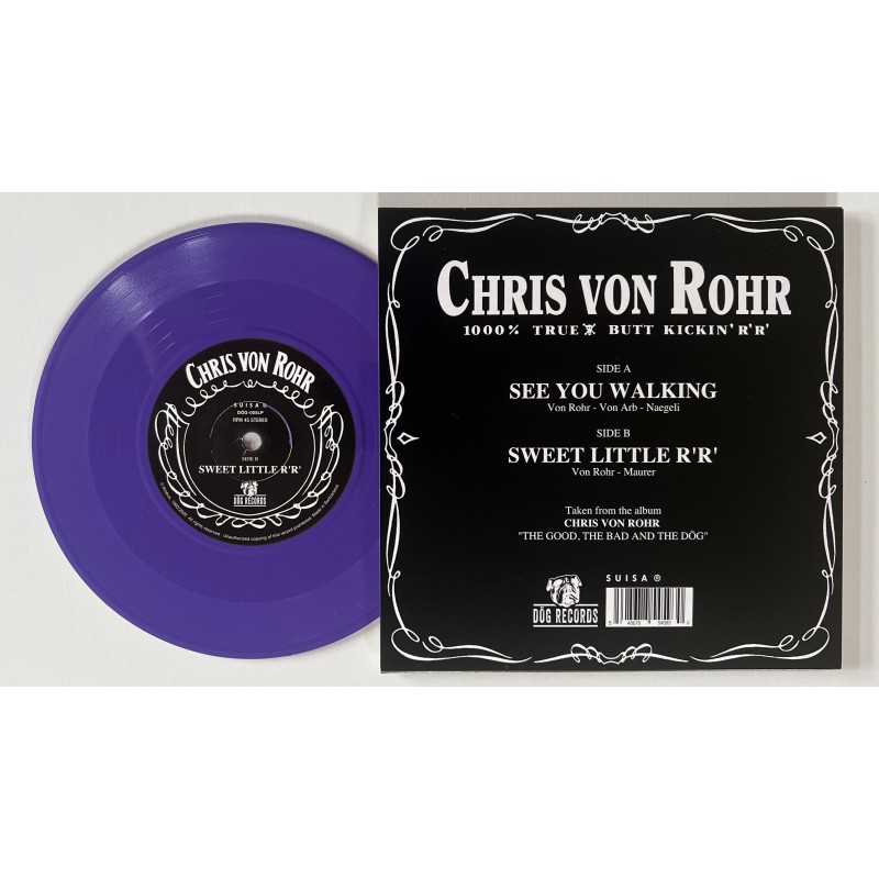 SEE YOU WALKING - CHRIS VON ROHR 7'' SINGLE - SIGNED